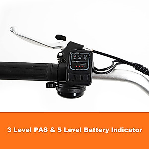 DWMEIGI Step Thru Electric Tricycle for Adult, 350W 36V 13AH Electric Trike 7 Speed with 24" Wheel for Men Women