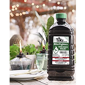 TIKI Brand BiteFighter Mosquito Repellent Torch Fuel for Outdoors, 128 oz, 1221121