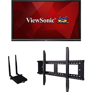 ViewSonic - IFP7550-E1 IFP7550-E1-75 ViewBoard 4K Ultra HD Interactive Flat Panel Bundle - 75 LCD - ARM Cortex A53 1.20 GHz - 2 GB - Infrared (IrDA) - Touchscreen - 16:9 Aspect Ratio -