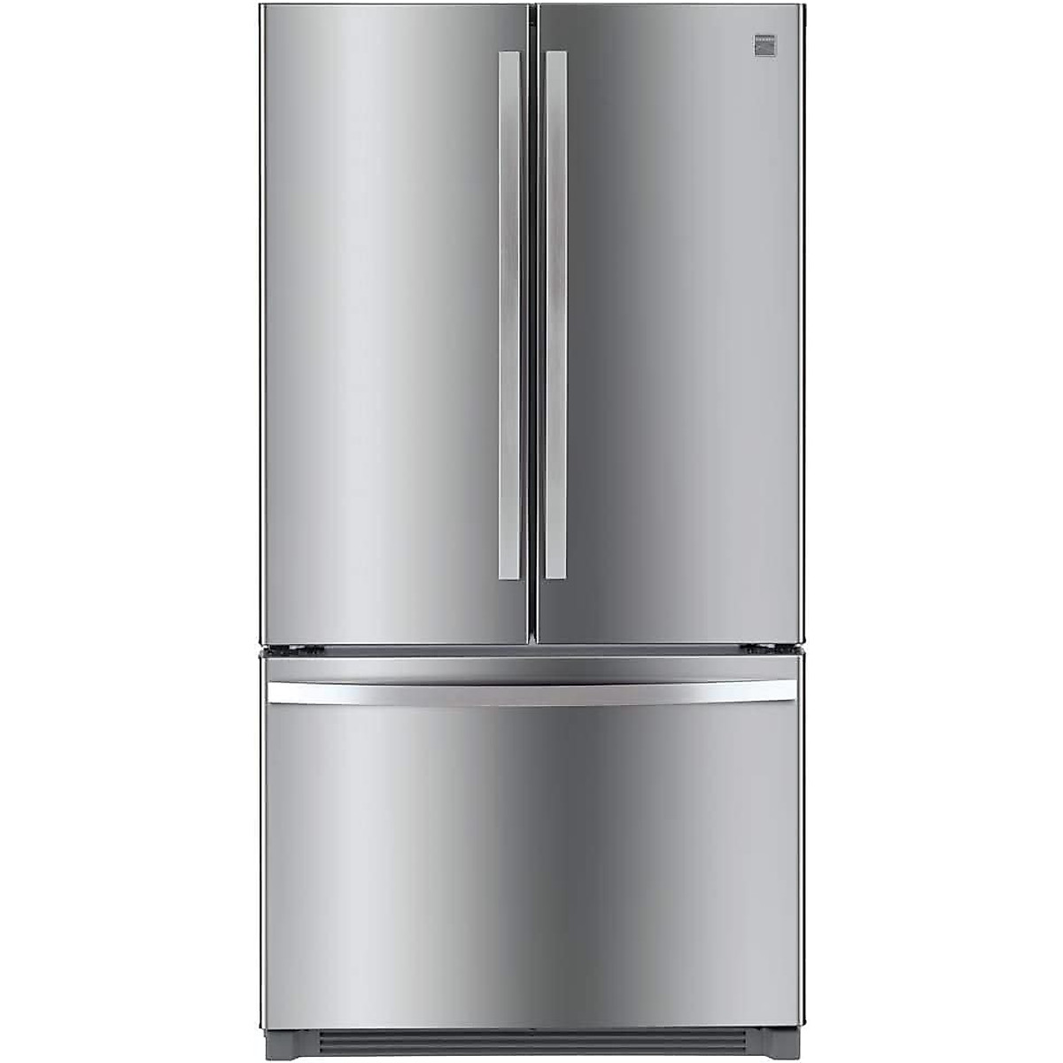 Weiting 26.1 cu.ft. Non-Dispense French Door Refrigerator with Active Finish, cu. ft, Fingerprint Resistant Stainless Steel