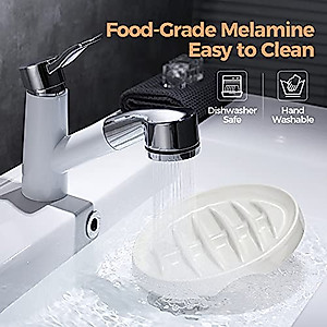 MSBC Slow Feeder Bowl, Fishbone Cat Dish for Cats and Puppies, Anti-Gulping Interactive Slow Feeder Cat Food Bowl, Non-Slip Puzzle Pet Bowl for Slow Eating, Melamine Bowl Preventing Choking White