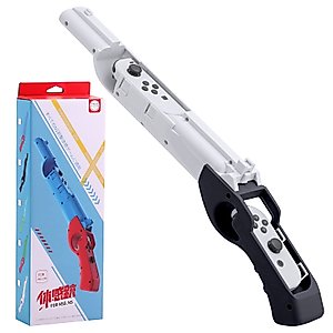 HEATFUN Game Controller Compatible with Nintendo Switch Games Wolfenstein 2: The New Colossus, Big Buck Hunter Arcade - Switch and Other Games - Black White