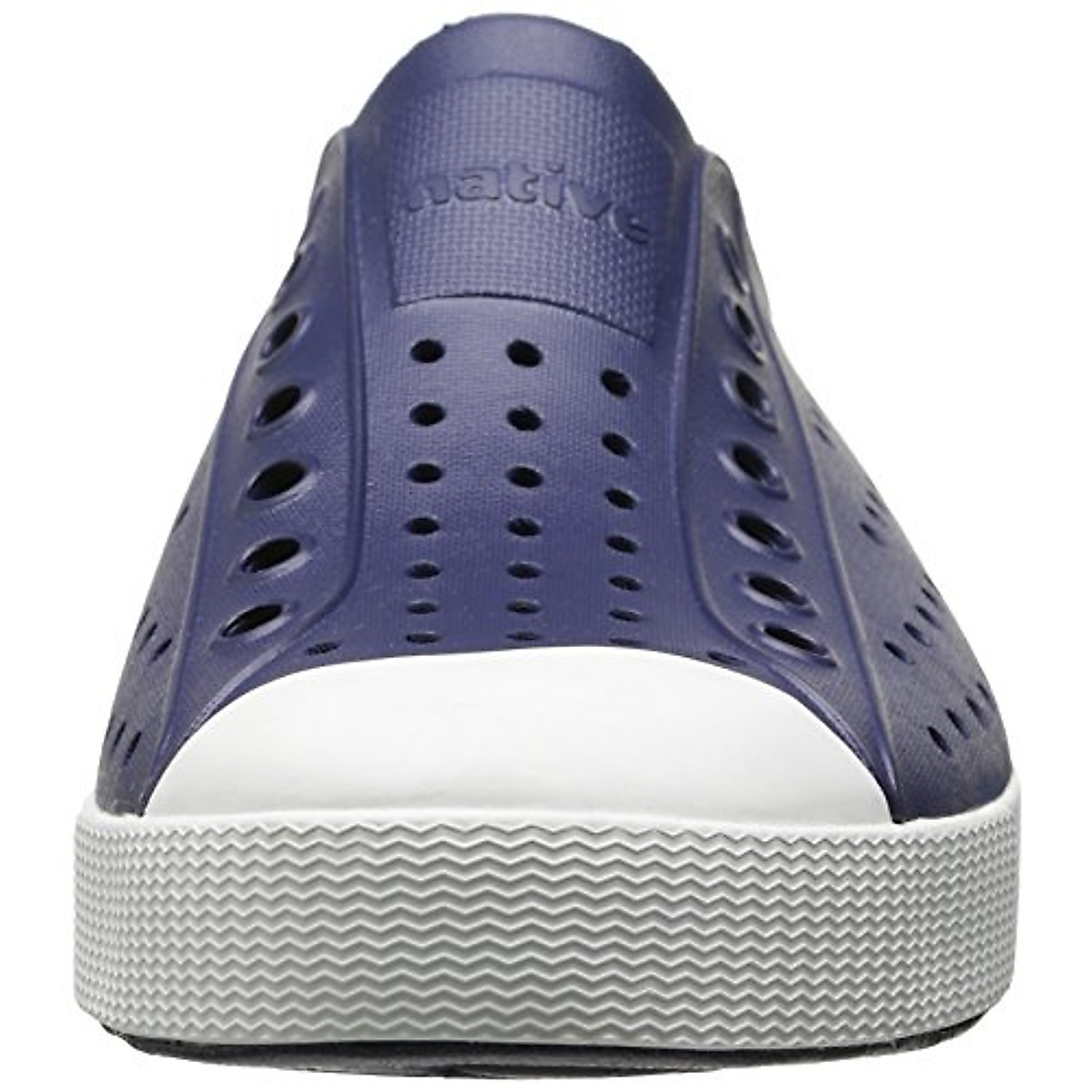 Native Shoes, Jefferson, Lightweight Sneaker for Adults, Regatta Blue/Shell White, 7 M US Women/5 M US Men