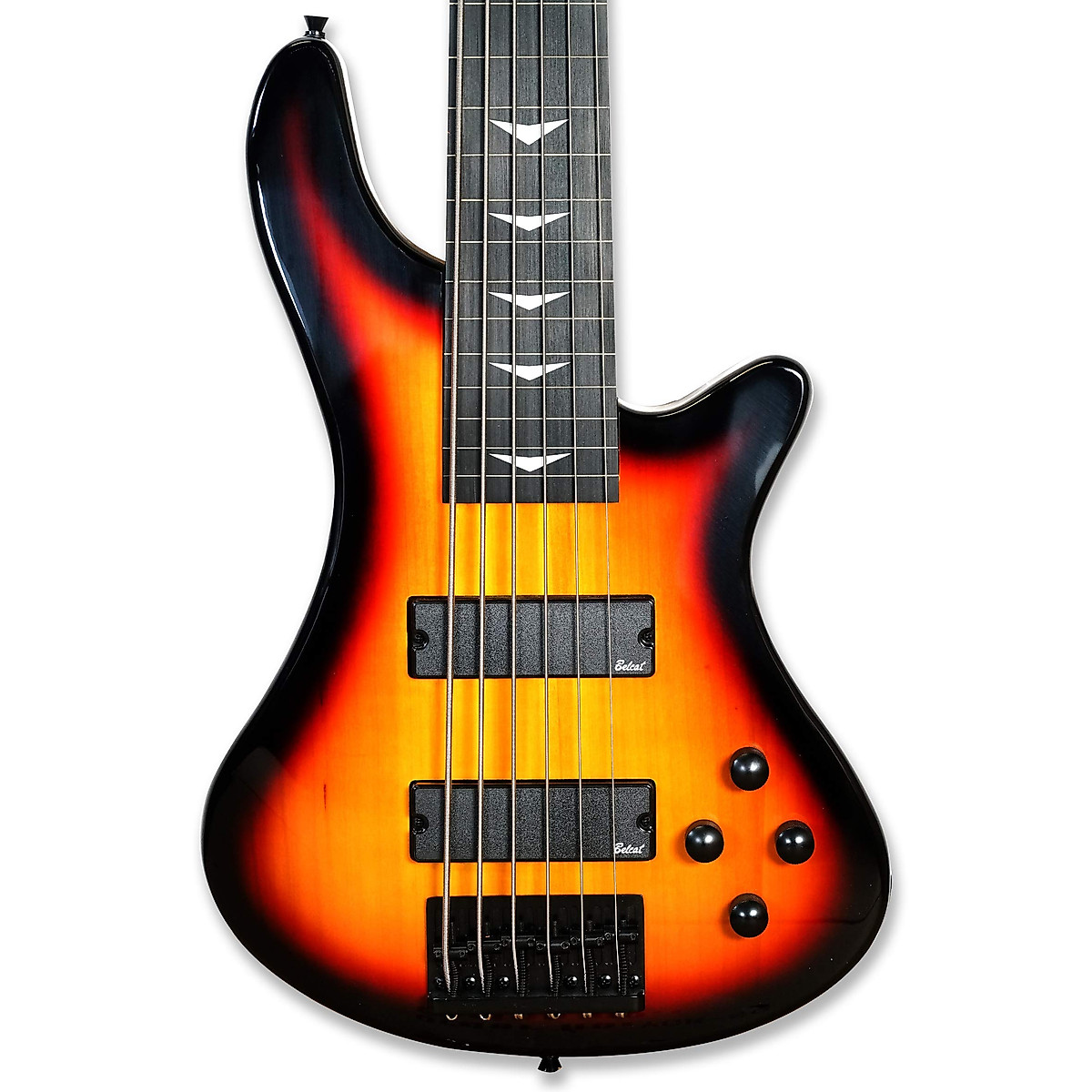 Fretless 6 String Electric Bass Bolt_On Maple Neck,Poplar Body Sunburst