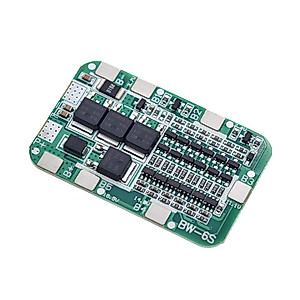 DAOKI 2PCS 6S 15A 24V Lithium Battery Protection Board 18650 Charger Module BMS PCB Protection Board for Li-ion Lithium Battery Cell with Nickel Strip