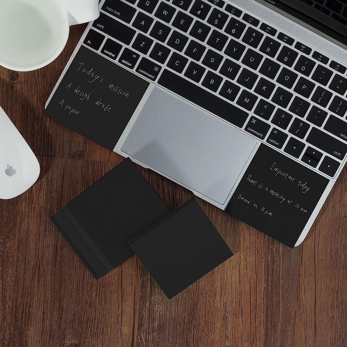 Mr. Pen- Sticky Notes, 12 Pads, Sticky Notes 3"x3", Black Sticky Notes, Sticky Notes, Sticky Note Pads, Stick Notes, Sticky Pad, Pack, 3x3 Sticky Notes, Sticky Notes Bulk