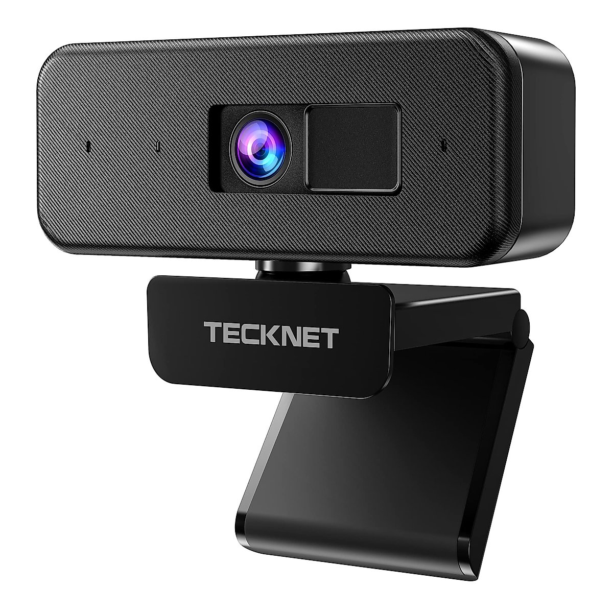 TECKNET 1080p Webcam with Microphone & Privacy Cover, Streaming Camera 30fps USB Computer Camera with 110-degree AOV, Web Camera for Video Conferencing/Calling/Live Streaming/Online Learning