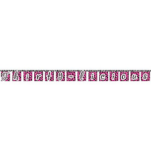 Creative Converting Thirty-Licious Jointed Letter Banner for 30th Birthday