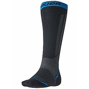 Bauer Hockey Performance Skate Sock ('21), Tall (Small), Black , 1059308