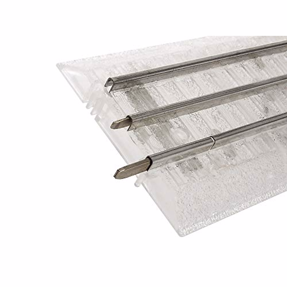 Lionel Lighted FasTrack Electric O Gauge, 10" Straight Track, Pack of 4