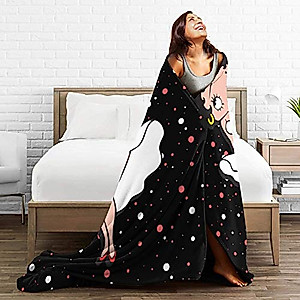 YTBHG Blanket Flannel Soft Micro Fleece Blanket for Bedding Couch Sofa Warm Throw Blanket for Room A Great Gift for Christmas Halloween 80"x60"