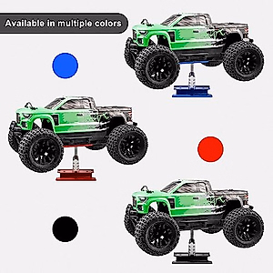 AIMROCK RC Car Repair Work Stand 360° Rotation Lift/Lower 520P RC Screw Fastener Box 4P RC Hex Screwdriver Tool Kit for 1/8 Buggy 1/10 1/12 1/16 RC Drift Car Monster Truck Crawler (Black)