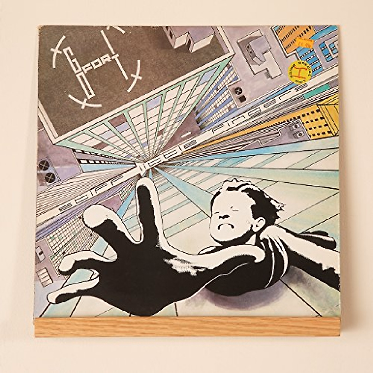 KAIU Vinyl Record Shelf Wall Mount | Easy Installation | Beautiful and Premium Material made from Solid Oak | Slim and Elegant Design for your Home | Easily Swap out Records | Natural