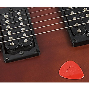 Snarling Dogs Brain TNSDB351, 0.73 Guitar Picks, 12-Piece, Collectible Tin, Red Nylon, 0, 0.73mm