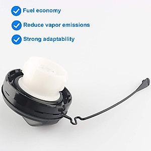 Gas Cap, Fuel Cap Replace 77300-47010, 7730047010 Compatible with Toyota - 2004-2008 Toyota Prius, 2003-2009 4Runner GX470, 2002-2006 Camry, 2005-2007 Sequoia, 2003-2006 Tundra, 2005-2008 Tacoma, More