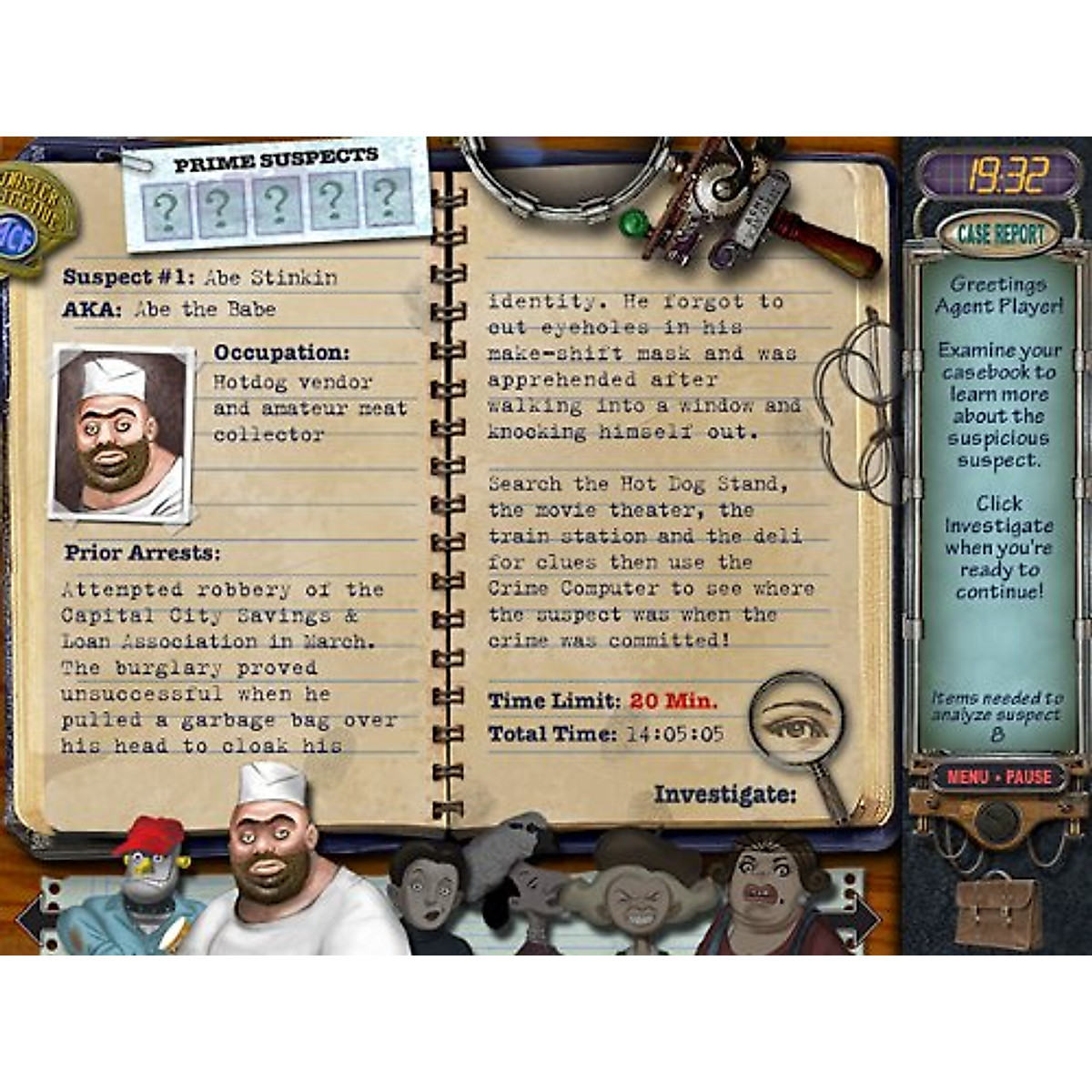 Mystery Case Files: Prime Suspects (Nintendo DS/3DS)