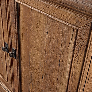 Sauder Palladia Library with Doors, Vintage Oak finish