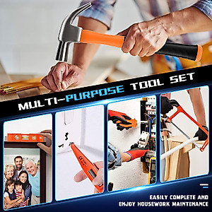 Cordless Drill Power Set, 21V Cordless Drill Set with 3000mAh Battery & Fast Charger, 117 Piece Power Tool Set Combo Kit with Power Drill Driver, 3/8" Chuck Electric Drill Set with 25+1 Clutch