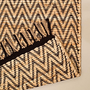 Eco Crave Hand Woven Jute Wavy Rug 2x3 ft - Jute Natural Area Rug for Living Rooms, Kitchen, Bedroom & Dining, Premium Quality Natural Fiber Rugs for Home Decor