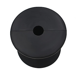 UANOFCN 3" Width Boat Trailer Bow Stop Roller by 1/2" Shaft Non Marking Rubber