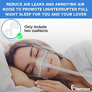 2 Packs Replacement Cushion (M) Compatible with N20, Snug Fit & Softer Wear, Compatible with Original Frame, Great-Value & Durable Replacement Supplies by Everness (M)