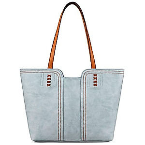 Montana West Tote Bag for Women Top Handle Satchel Purse Oversized Shoulder Handbag Hobo Bags MWC-118BL