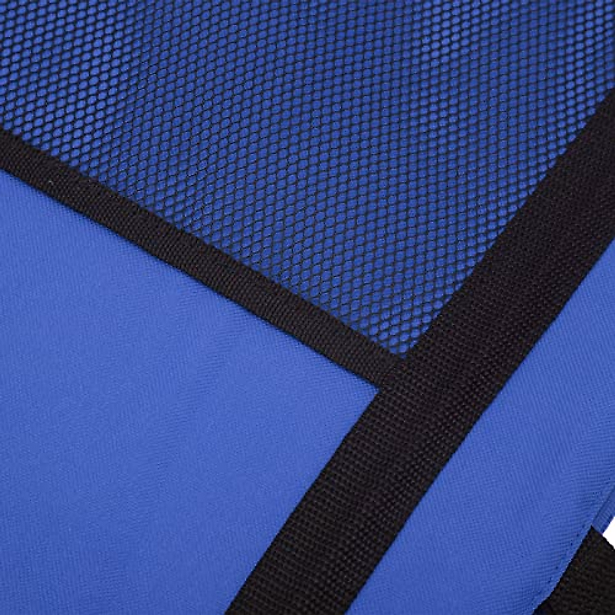 Tgoon Folding Bleacher Cushion, Portable Lightweight Folding Stadium Seat Oxford Cloth for Lawn(Blue)