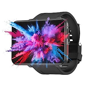 LIZIWEI LEMT 2.86 Inch Super Large Touch Screen Smartwatch, 4G Call 3G+32G Memory 5MP Front Camera 2700Mah Large Battery Multi Sport Modes Smart Watch Easy Typing