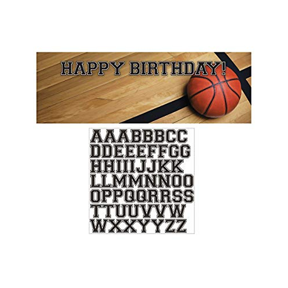 Creative Converting Party Banner, 20" x 60", Multicolored