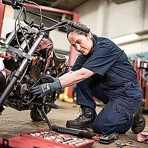 KAYGO Safety Work Gloves MicroFoam Nitrile Coated-3 Pairs, KG18NB,Seamless Knit Nylon Glove with Black Micro-Foam Nitrile Grip,Ideal for General Purpose,Automotive,Home Improvement,large