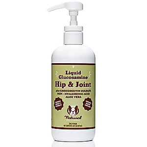 Natural Dog Company Liquid Glucosamine Hip & Joint Oil for Dogs (16 oz) Extra Strength Cartilage and Joint Support , Helps Mobility and Eases Occasional Stiffness, Dog Supplement for All Breeds and Ages, Senior Dog Supplements, Dog Vitamins and Supplement