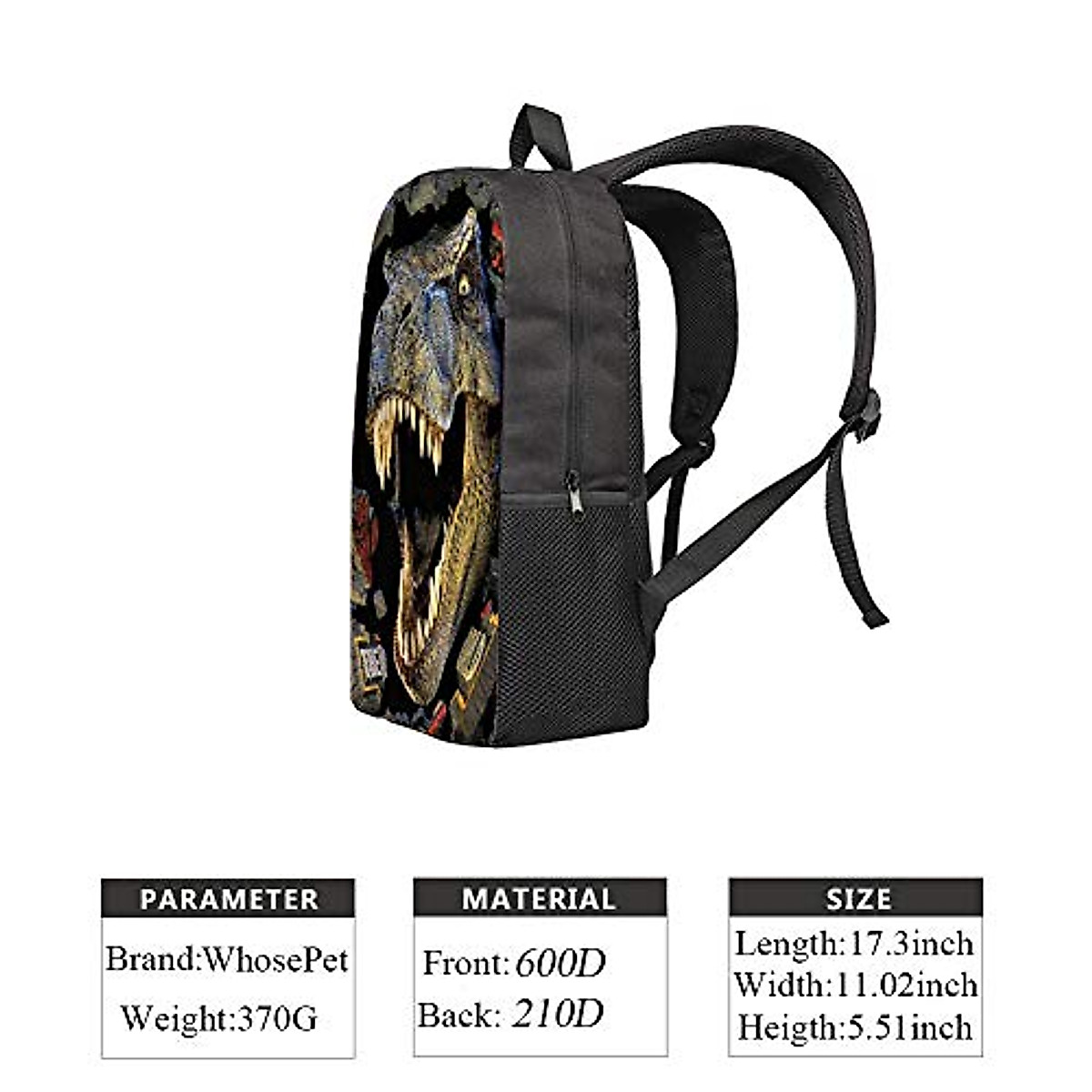 Preschool 3D Animal Backpack for primary school students-DinoBp2