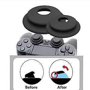 YITAQI Joystick Cover,2 in 1 Thumb Stick for Xbox 360 Control Game Playstation 3 PS4 Pro Analog Aim Assistant Ring Shock Absorbers