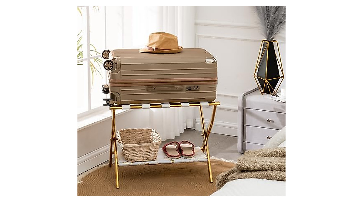 Winsihams Deluxe Luggage Rack for Guest Room - Elevate Your Travel ...