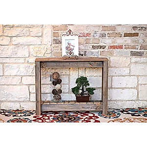 36" Natural Console Table