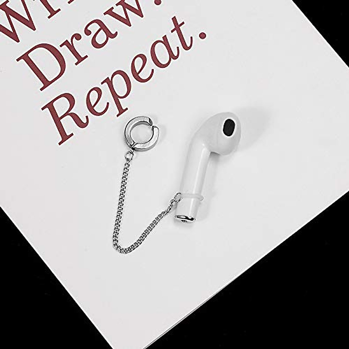 1 Pair (Needn't Ear Hole) Anti Lost Earring Strap Bluetooth Earphone Holders Accessories Unisex Anti-lost Earring Clip For AirPods Pro Earhooks-Style 2#