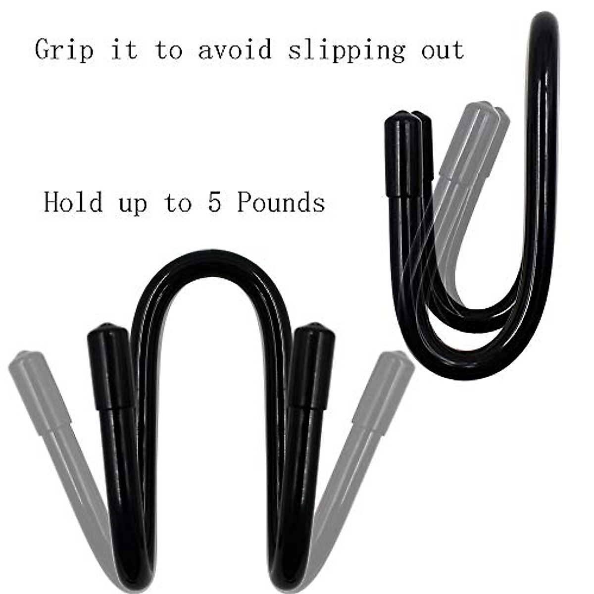 YYST Handbag Hanger Hook Over The Closet Rod Hanger Closet Purse Hanger Handbag Hanger for Scarves, Men's Ties, Women's Shawls, Belts, Handbags, Wristlets, Purses, Bags ,Backpacks, Satchels,etc. (4)