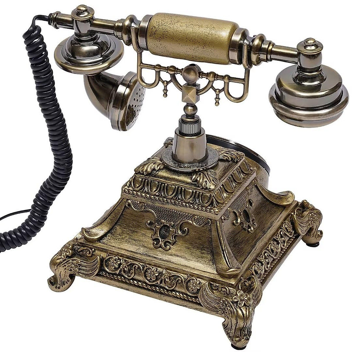 Vintage Rotary Phone - DYRABREST Antique Corded Telephone