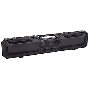 Flambeau Outdoors Express Gun Case, 46" Hard Rifle/Shotgun Protection, Black