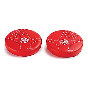 Tandem Sport Round Blocking Pad Set - Volleyball Training Aid for Hitting and Blocking - Mimics Hand Blocking, Protects Blockers Hands During Practice - Volleyball Practice Equipment - 2 Pads