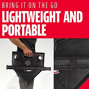 Franklin Sports Kids Baseball Batting Tee - 3 Position Adjustable Youth Hitting Tee for Teeball, Baseball + Softball - Durable Rubber Batting Tee - Black