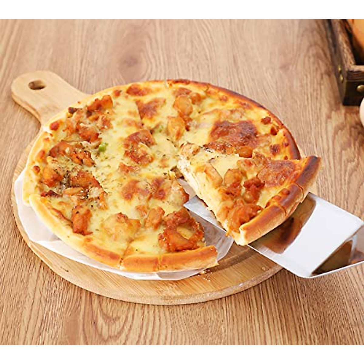 KLAQQED Metal Spatula for Cast Iron Skillet, Grill Spatula Stainless Steel Spatula, Burger Spatula, Fish Turner Spatula, Griddle Spatula, Spachulas Egg Flipper, Flat Top Metal Spatula for Cooking BBQ