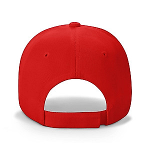 United States Air Force Veteran Emblem Unisex Adjustable hat Baseball Caps Dad Baseball Cap Hip Hop Hat Red