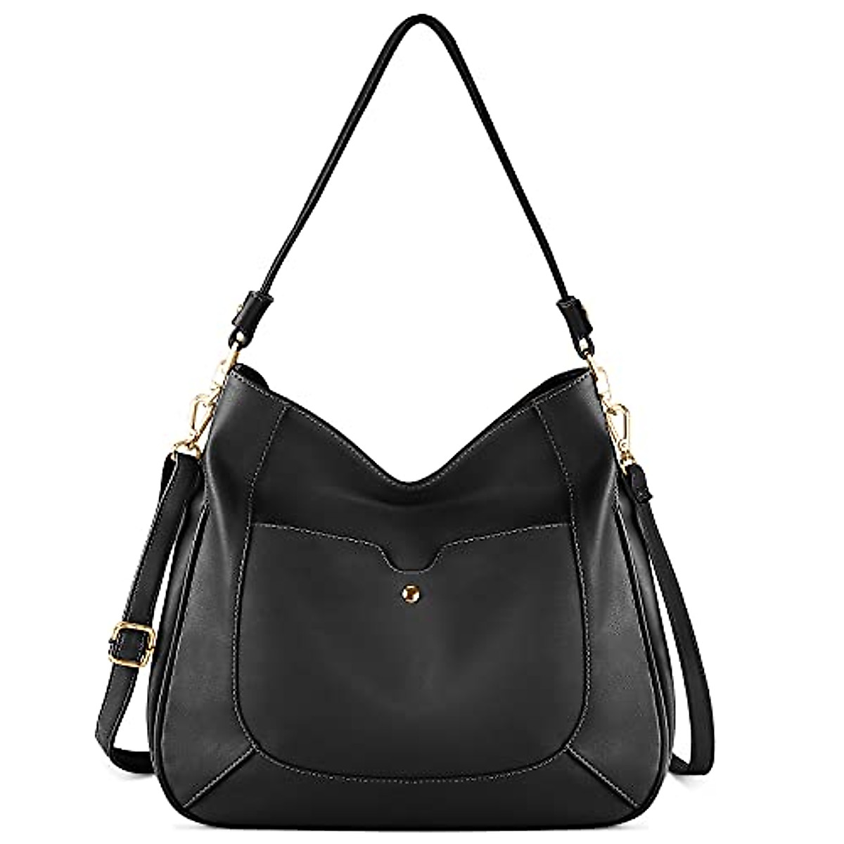 Purses and Handbags PU Leather Hobo Bags for Women Tote Bag Large Shoulder Bag with Adjustable Shoulder Strap