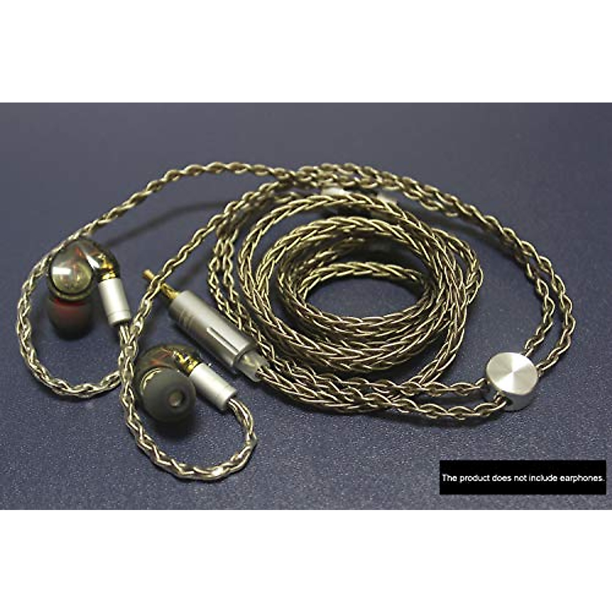 Youkamoo 2.5mm Balanced 8 Core Silver Plated Braided Earphone Replacement Upgrade Cable Silver Plated Wire Earphone Cable for SE215 SE425 UE900s TIN T2 T3 BGVP (MMCX)