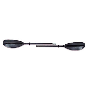 Swimline Solstice 86 Inch Long 4 Piece 2 Sided Lightweight Performance Aluminum Adjustable Quick Release Kayak River Paddle, Black