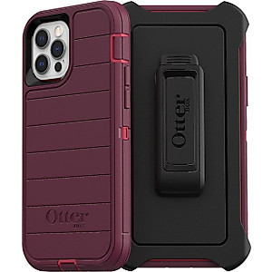 OtterBox Defender Series SCREENLESS Edition Case for iPhone 12 Pro Max (Only) - Non-Retail Packaging - Berry Potion (Raspberry Wine/Boysenberry)