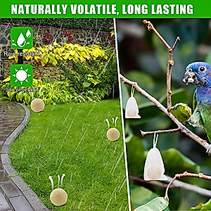 12 Pack Natural Squirrel Repellent for Outdoor Car Yard Garden Plants Indoor Bird Feeder, Peppermint Planted Ingredients Rodent Squirrel Deterrent, Keep Squirrel Mouse Away