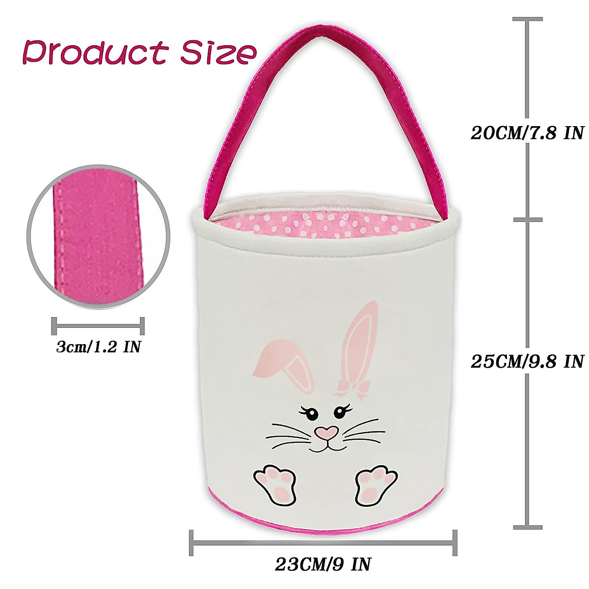 XMxoTxo 3 Pack Easter Basket