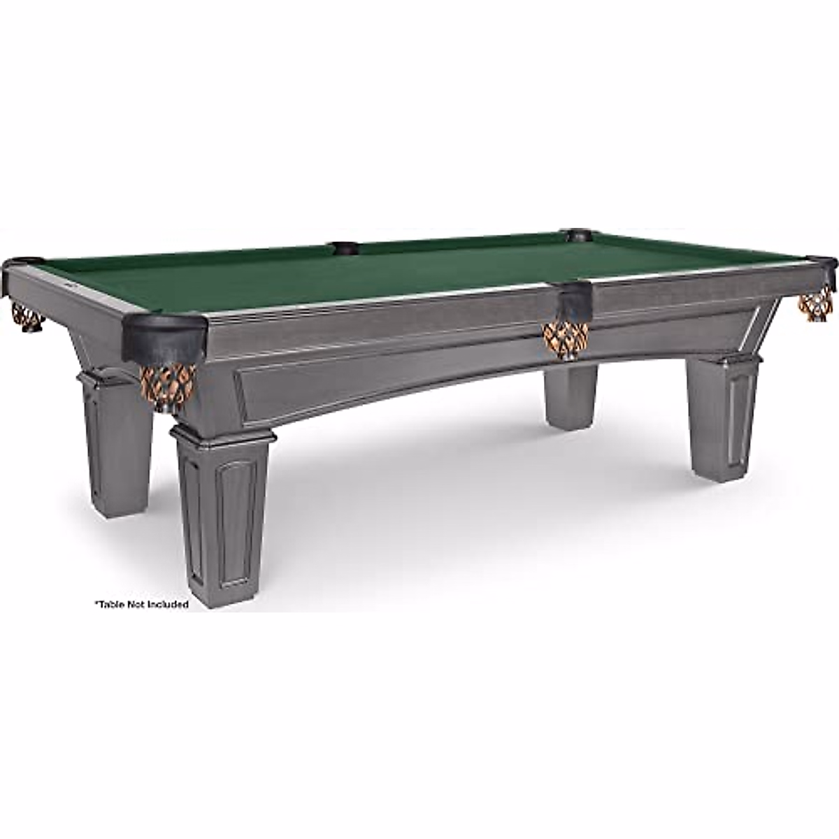 Granito Basalt Cloth - 18 Color Variations - for 7, 8, 8.5, 9, 10 Foot Tables (Blue Green, 8.5' OS Precut - Inside Table Dimensions 46" x 92")